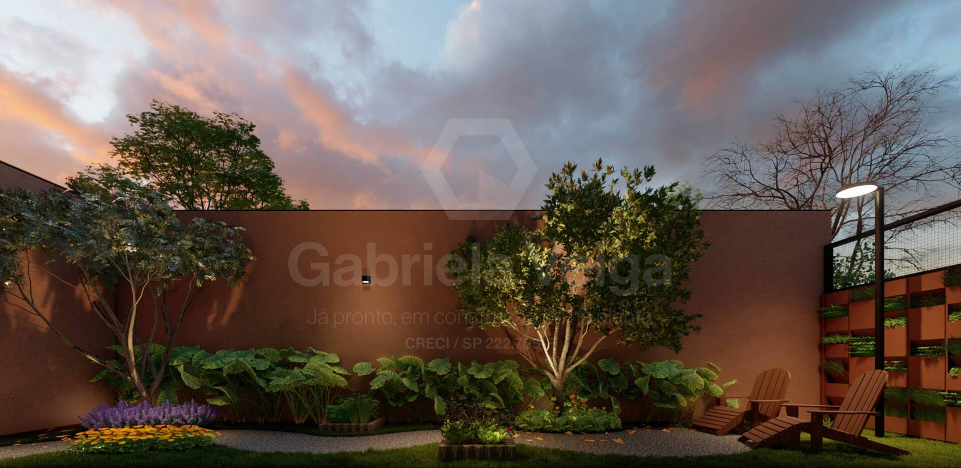Baccari Ibirapuera (28.93M²) Loft & Studio Garden — Gabriela Veiga